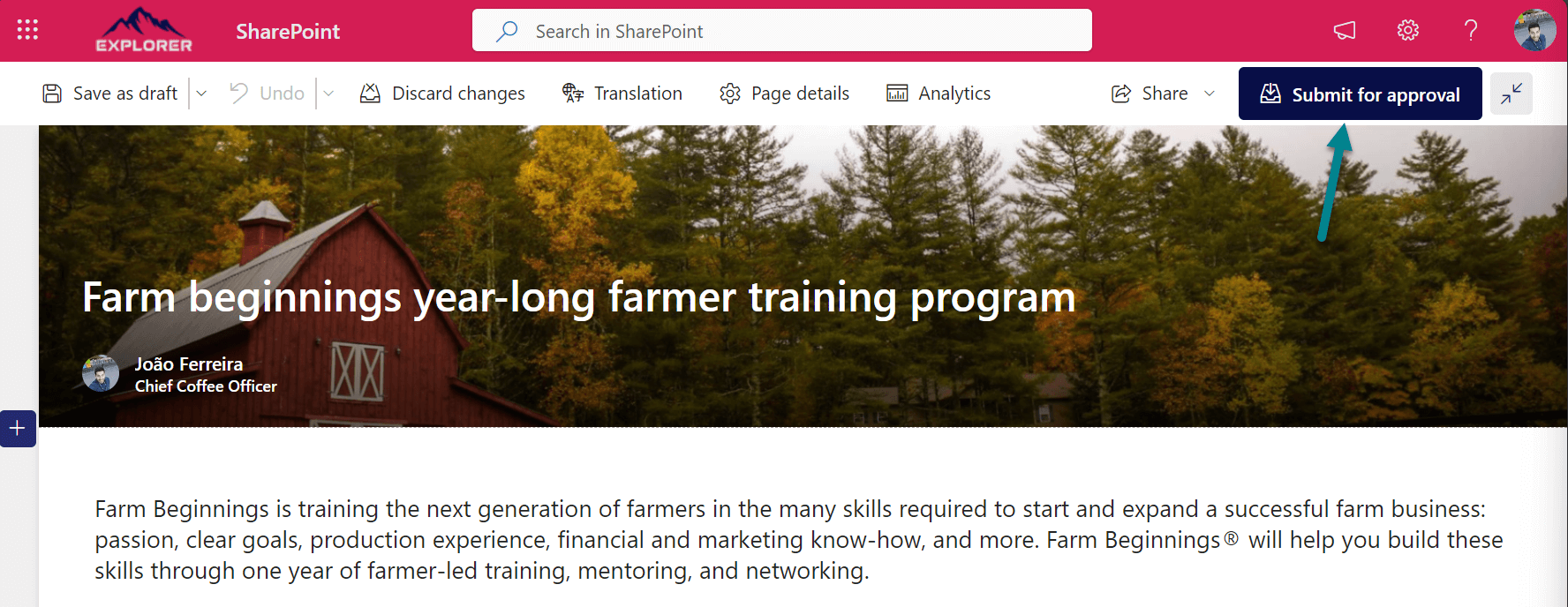 How to Set Up a Publishing Workflow for Your SharePoint Pages - HANDS ...
