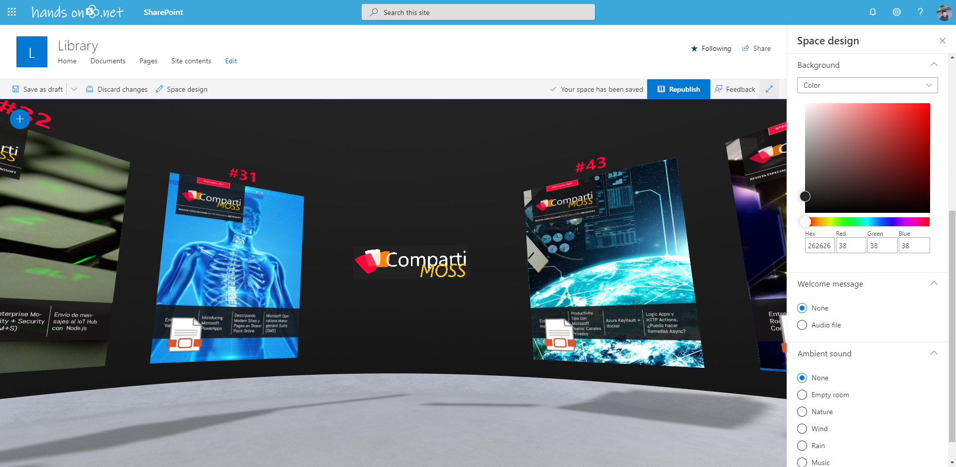 How to build an interactive library using SharePoint Spaces - HANDS ON ...