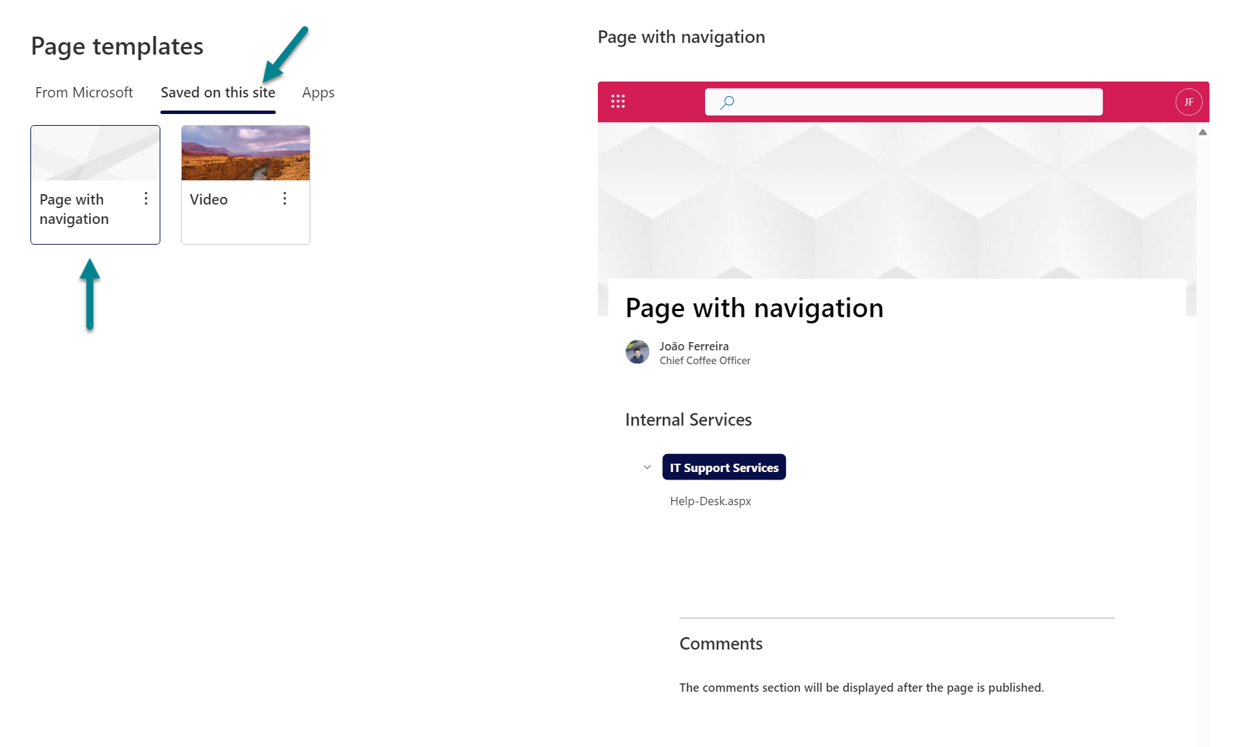 How to Create a Custom Vertical Navigation for SharePoint Pages - HANDS ...