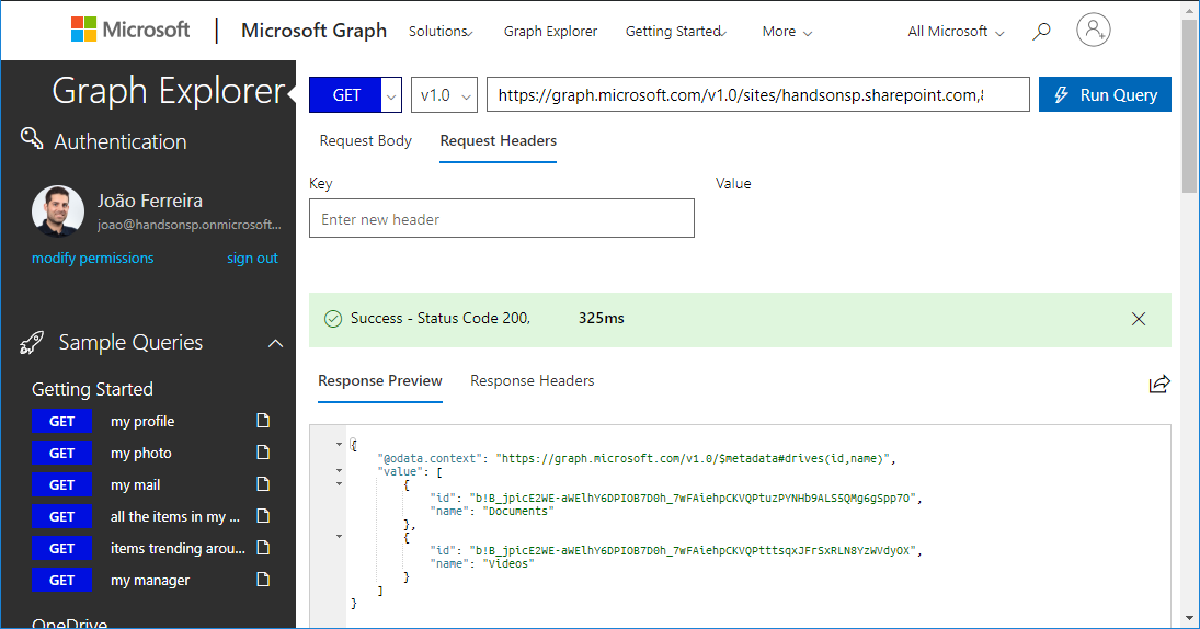 Get video thumbnails from SharePoint using Microsoft Graph - HANDS ON ...