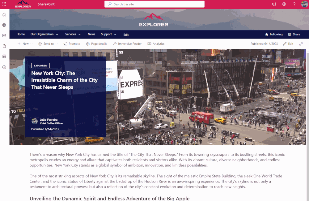 Adding a dynamic touch: Using a live YouTube video as a SharePoint page ...
