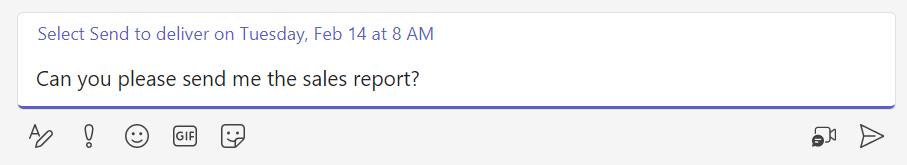 Scheduling chat messages using Microsoft Teams - HANDS ON Teams