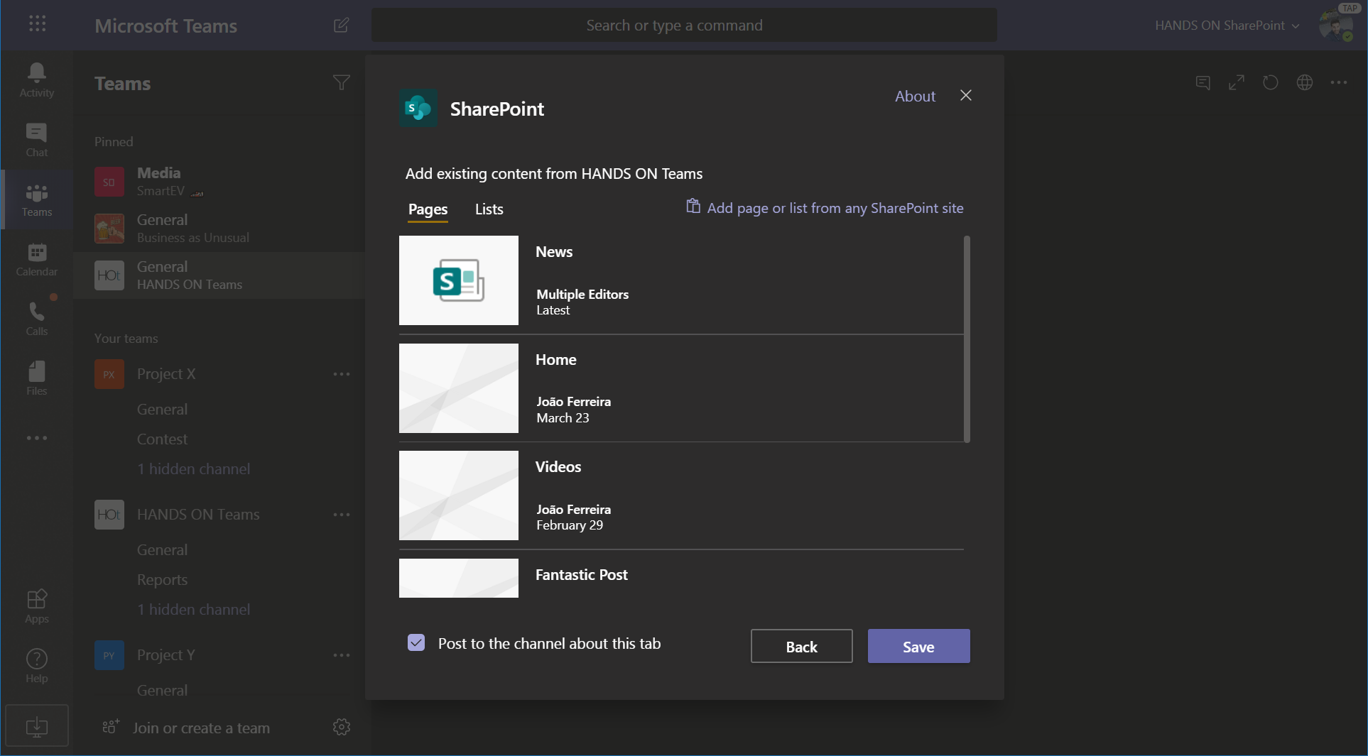 How to add SharePoint Spaces to Microsoft Teams - HANDS ON Teams